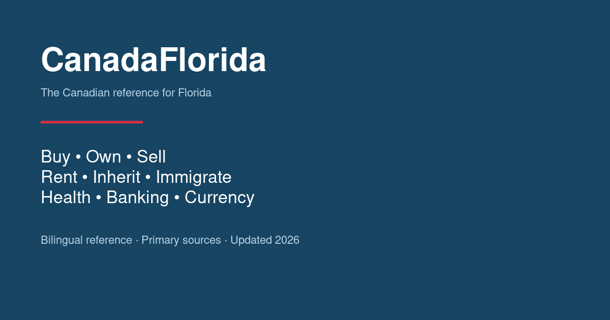 Canadian snowbird journey in Florida — CanadaFlorida